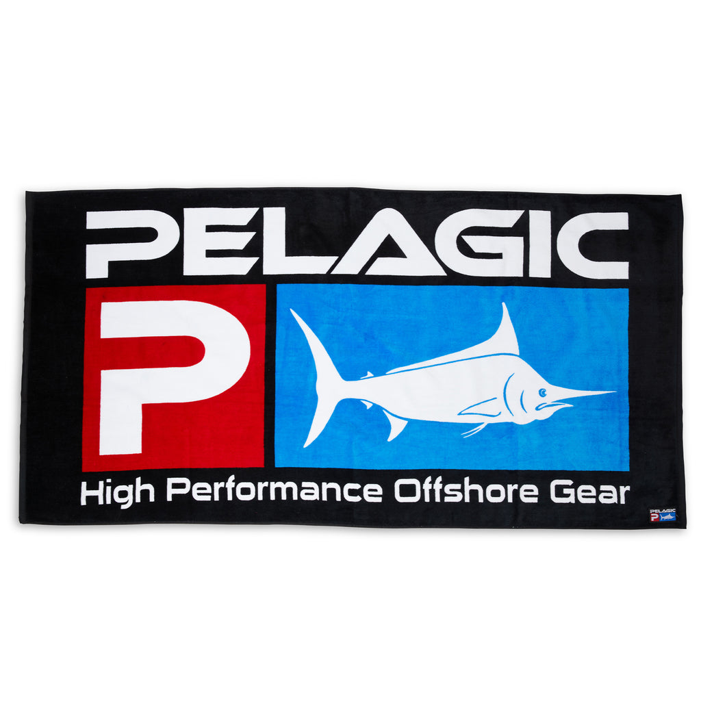 Deluxe Logo Beach Towel Beach Towel | PELAGIC Fishing Gear