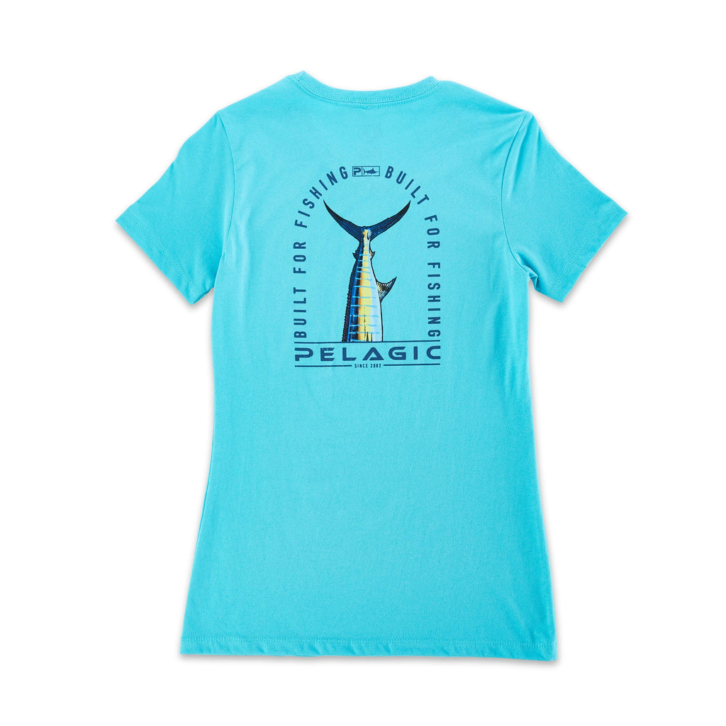 Ws Fishtail Blue Marlin Ws T-Shirt | PELAGIC Fishing Gear